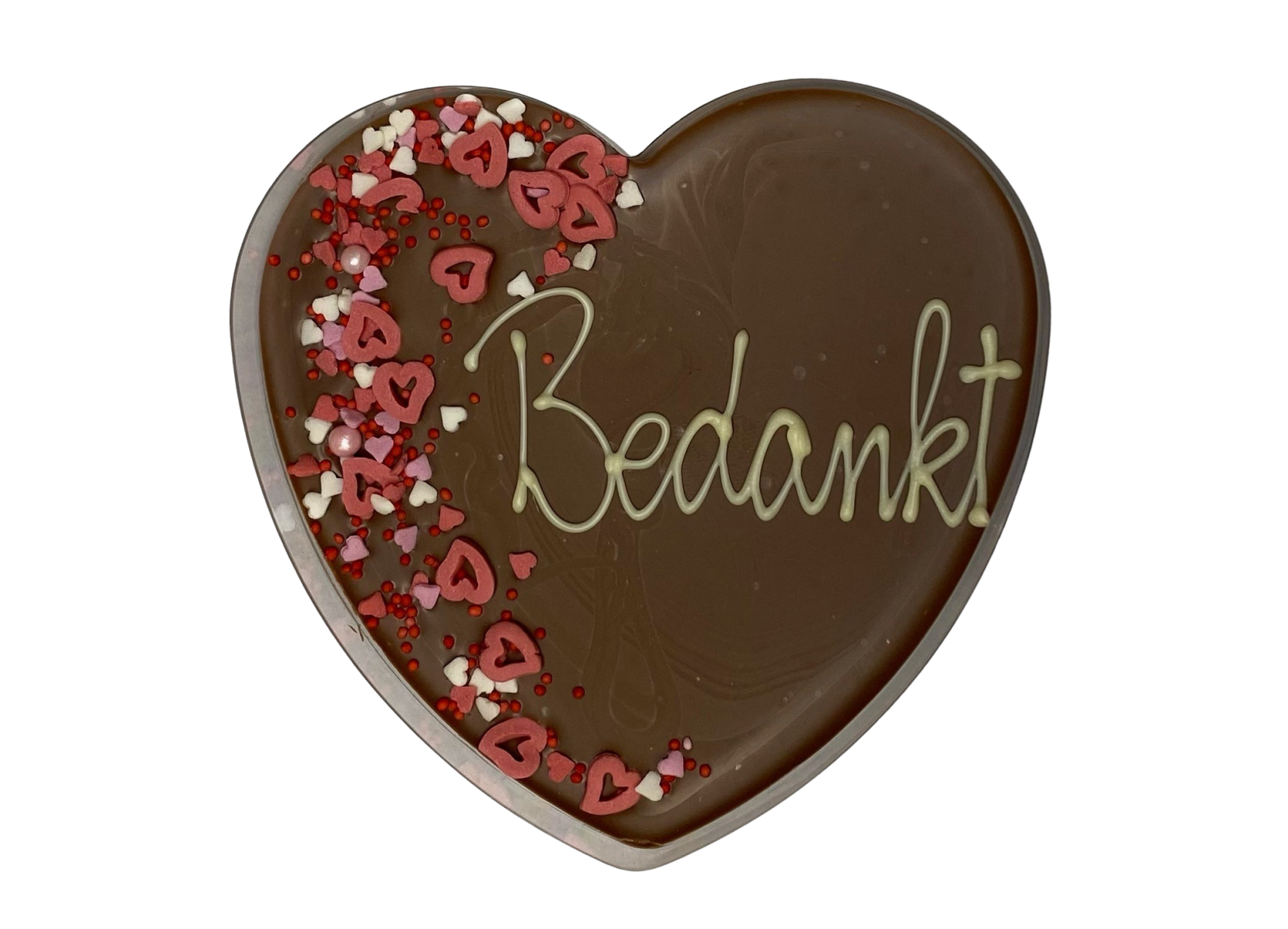 Hart 'bedankt' - Product 50 | HetChocoPaleis.nl Aalsmeer